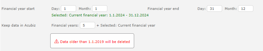 Legal Information and Deletion of Data – Acubiz Help Center