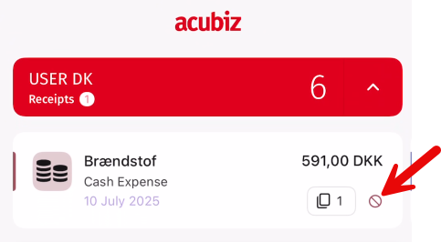 Delete a Rejected Transaction – Acubiz Help Center