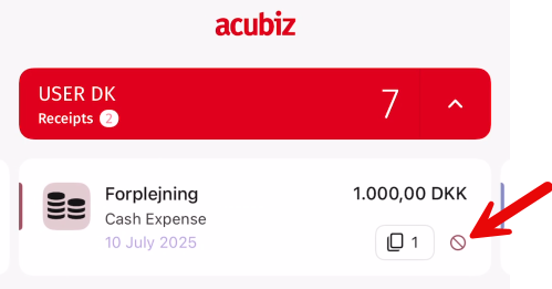 Replace Receipt for a Declined Transaction – Acubiz Help Center