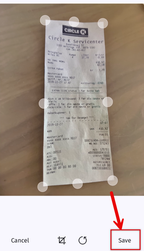 Replace Receipt for a Declined Transaction – Acubiz Help Center