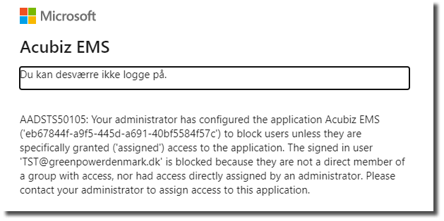 De mest almindelige årsager til fejl ved SSO-login – Acubiz Help Center