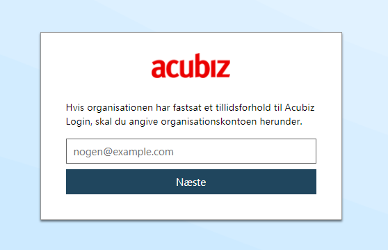 SSO: Log ind i Acubiz administrationsinterface via Single Sign On ...