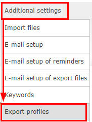 Change Schedule for Exporting Data – Acubiz Help Center