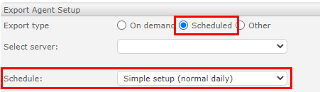 Change Schedule for Exporting Data – Acubiz Help Center